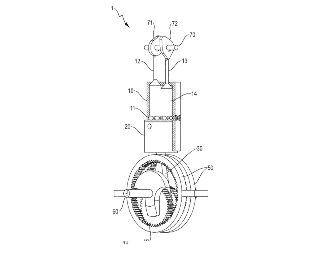 The six-stroke engine recently patented by Porsche